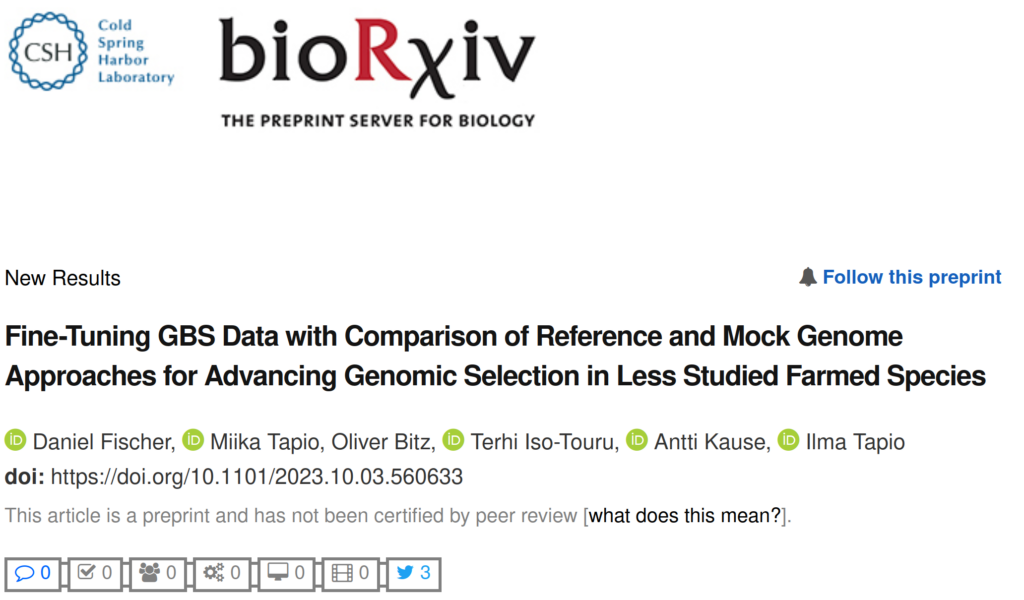 New research published – Daniel Fischer